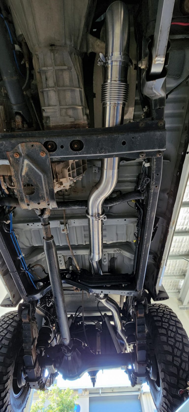Landcruiser VDJ79 Series Dualcab PRE DPF 4" Full Length Exhaust