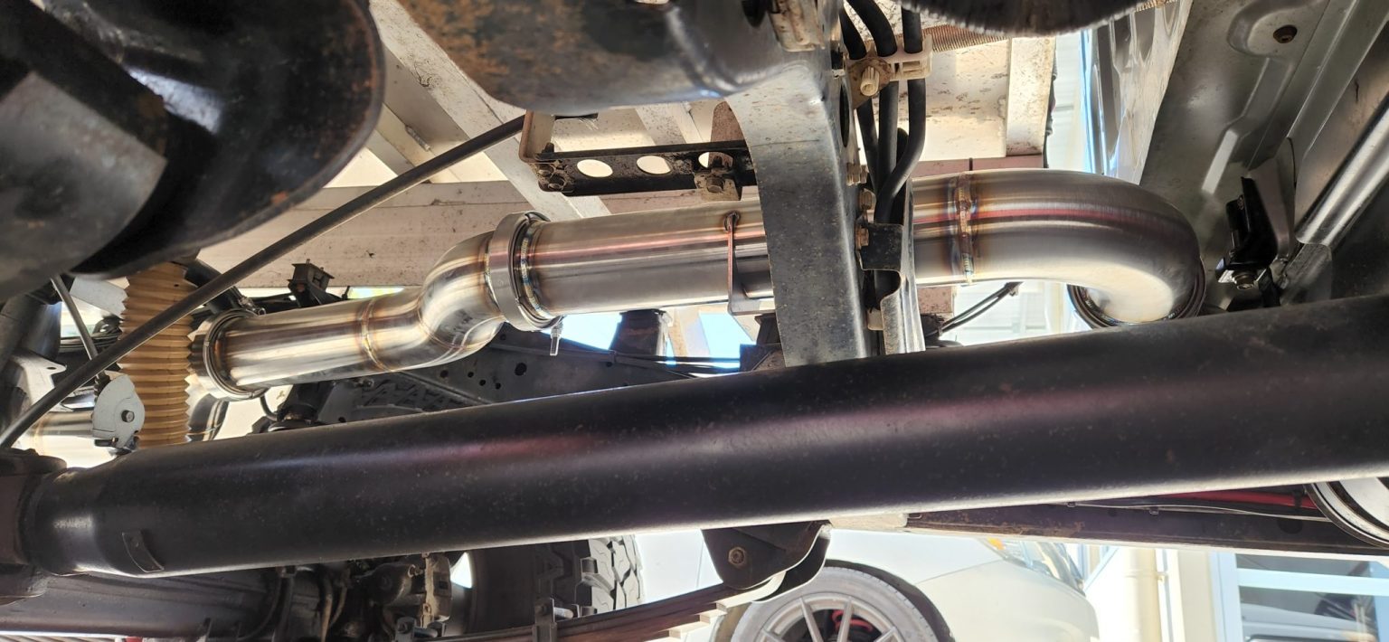 Landcruiser VDJ79 Series Singlecab PRE DPF 4" Full Length Exhaust