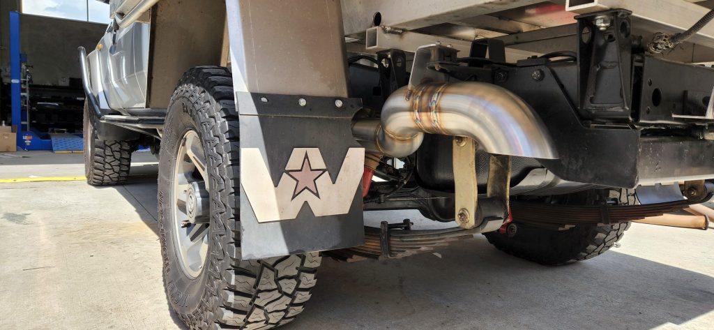 Landcruiser VDJ79 Series Singlecab PRE DPF 4" Full Length Exhaust