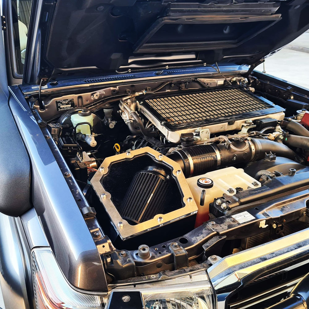 Toyota Landcruiser VDJ76-79 Series Alloy Airbox to suit Safari Armax ...